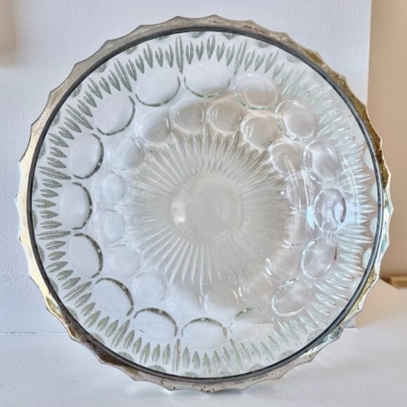 Vintage | Dining | Mid Century Queen Anne Cut Glass Bowl | Poshmark